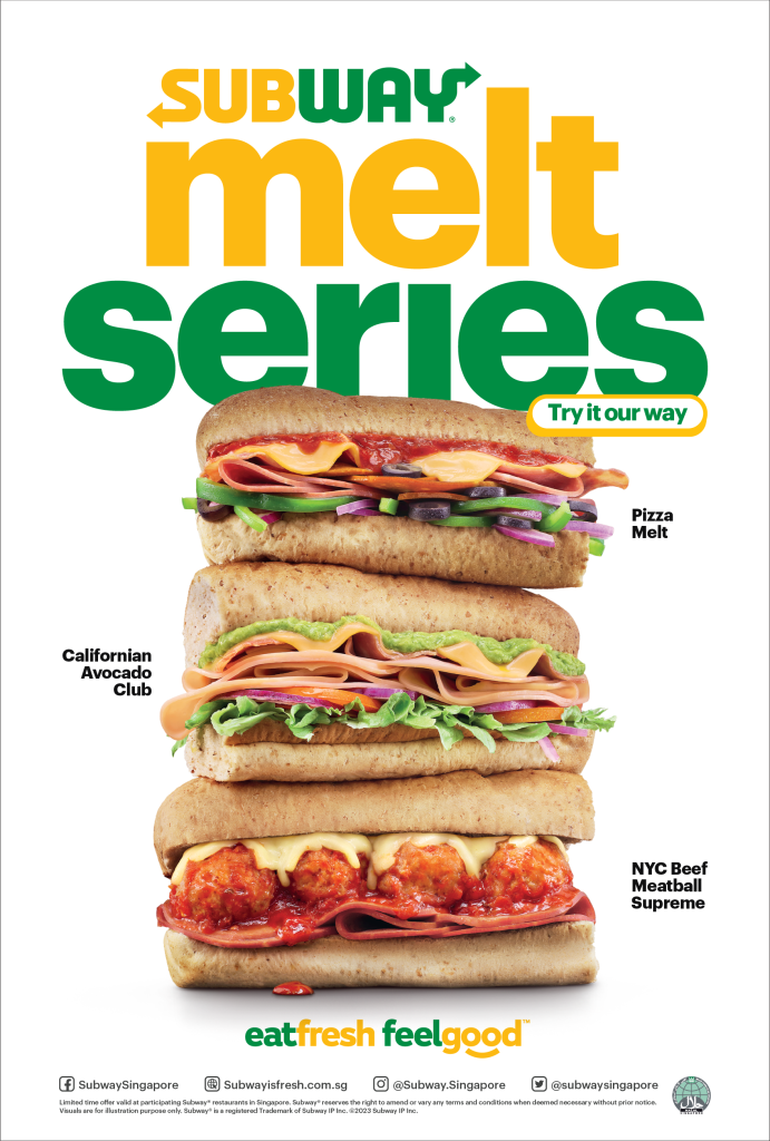 ‘Eat Fresh Feel Good’ with Subway Melt Series introduced by Subway ...
