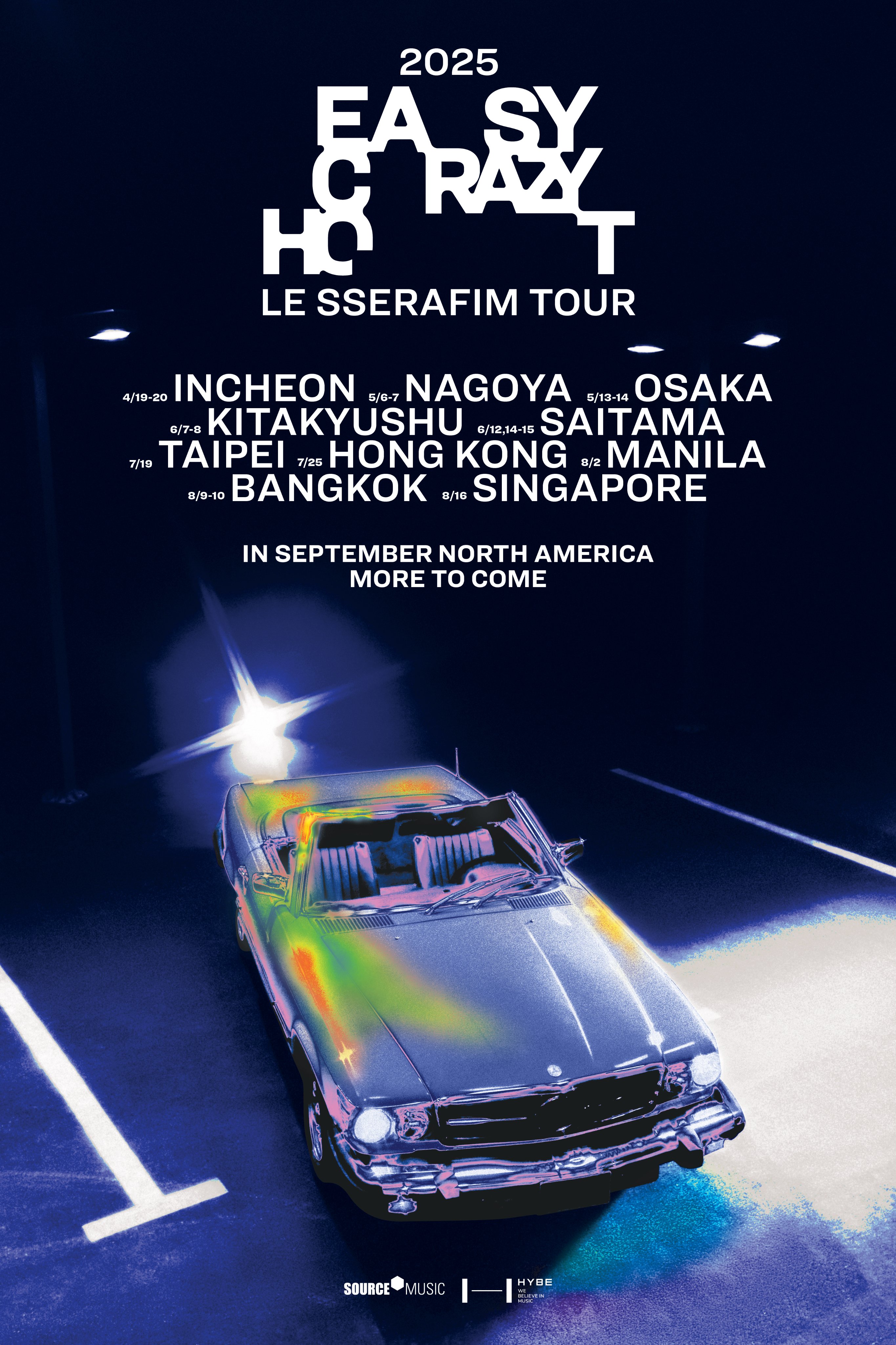 2025 LE SSERAFIM TOUR ‘EASY CRAZY HOT’ IN SINGAPORE – KBeats Singapore