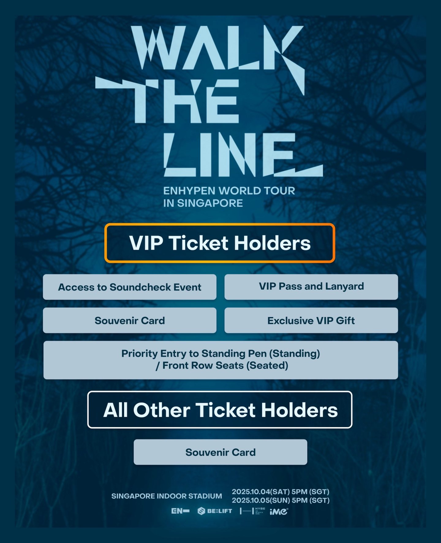 ENHYPEN WORLD TOUR ‘WALK THE LINE’ IN SINGAPORE – KBeats Singapore